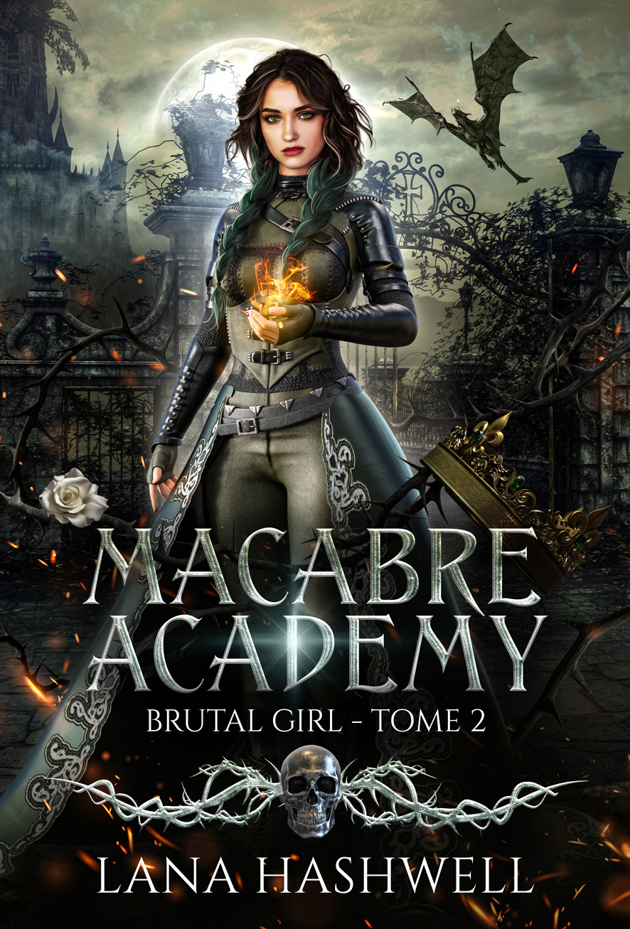 Je vous dévoile la couverture de Brutal Girl, le tome 2 de Macabre Academy